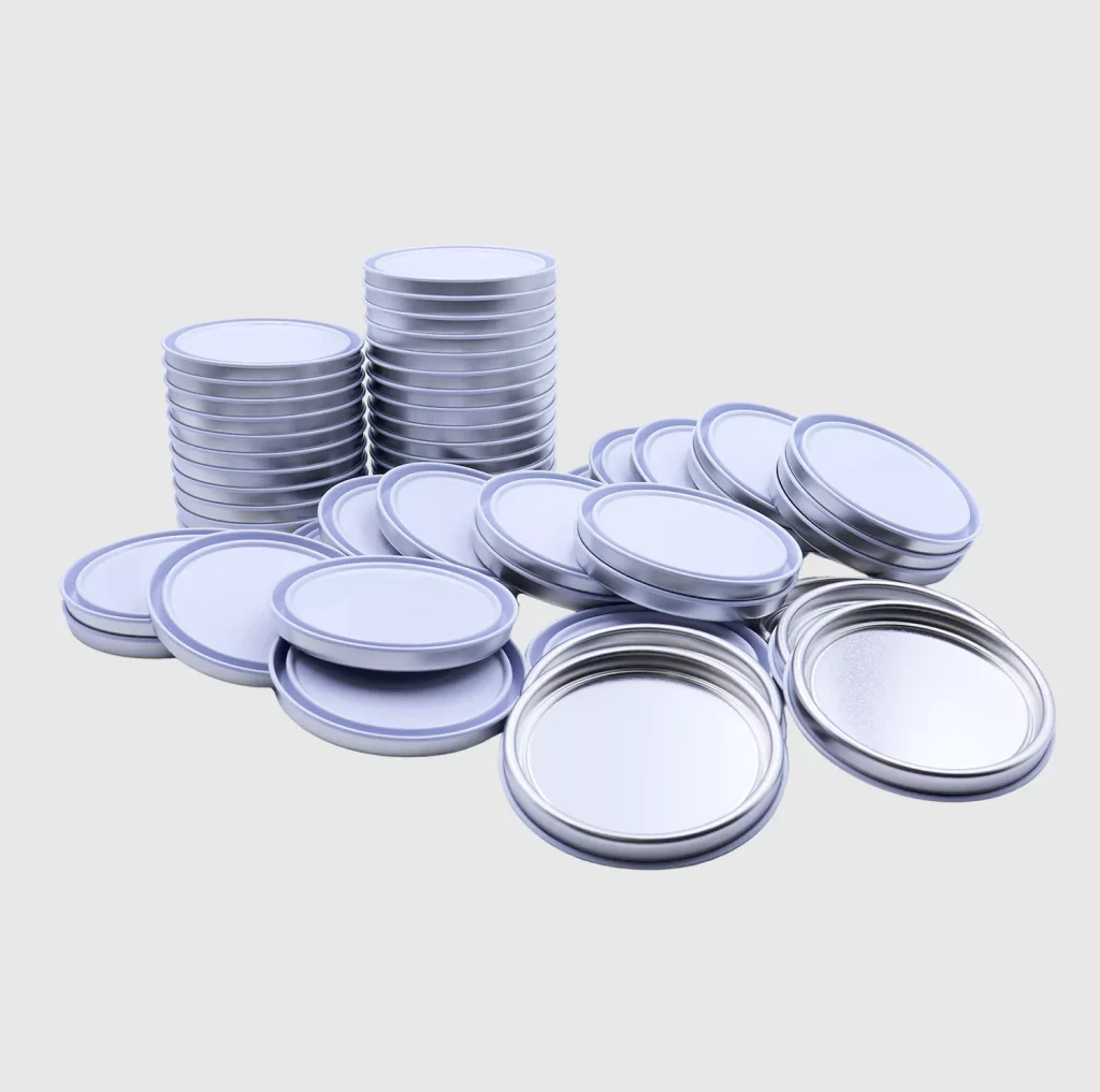 307# Water Based Round Tin Can Components - Simpler Tec Metal Packaging
